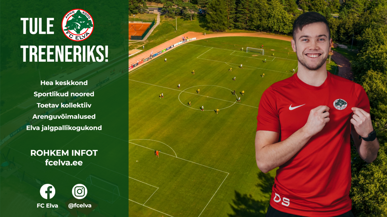 Tule treeneriks! — FC Elva
